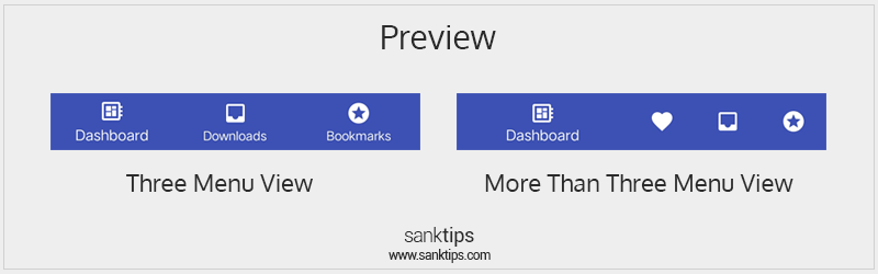 Android BottomNavigationView Example - Sanktips Android BottomNavigationView Example - Sanktips
